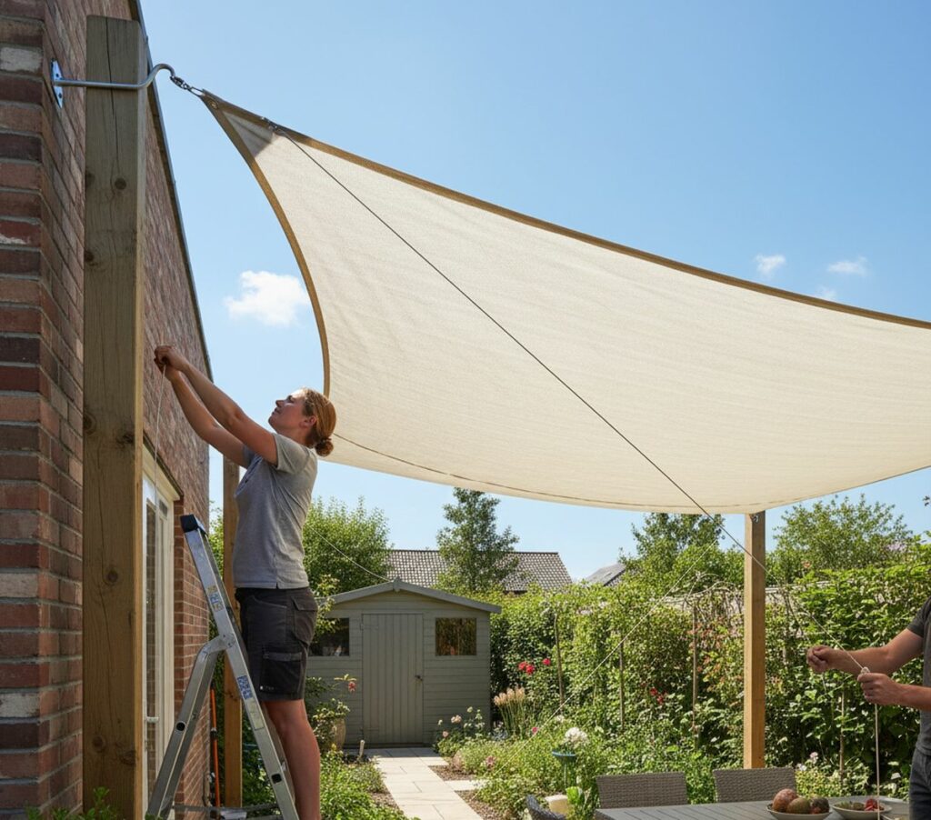 Comment Fixer Une Voile Dombrage